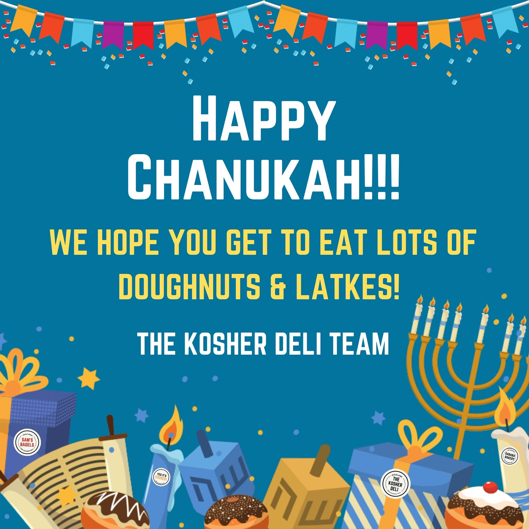 HAPPY CHANUKAH!!! – The Kosher Deli NZ